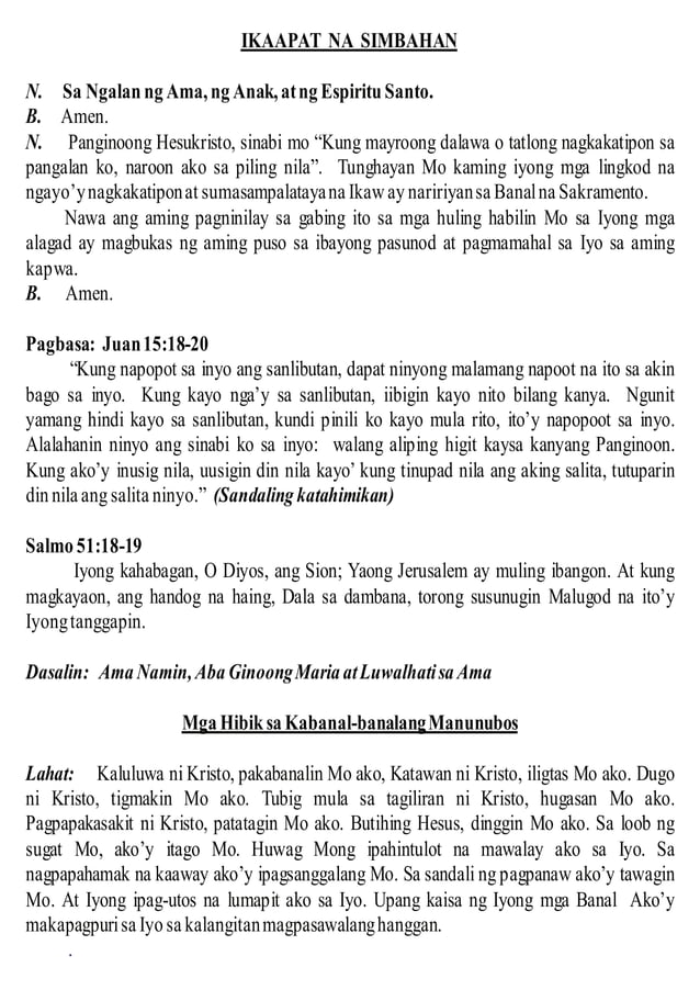 Bisita Iglesya Prayer | PDF