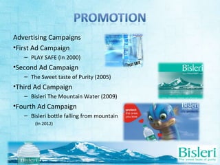 Parle Bisleri Journey of Market Leader | PPT
