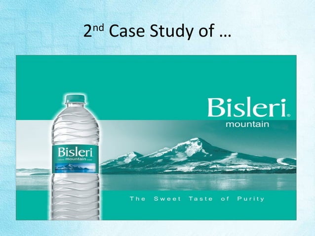 Parle Bisleri Journey of Market Leader | PPT