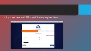 Bureau of Indian S Login and MSCD Portal | PPTX