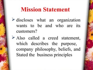 Business vision and mission statement | PPT