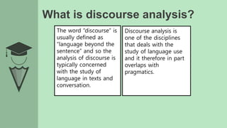 Discourse Analysis | PPTX