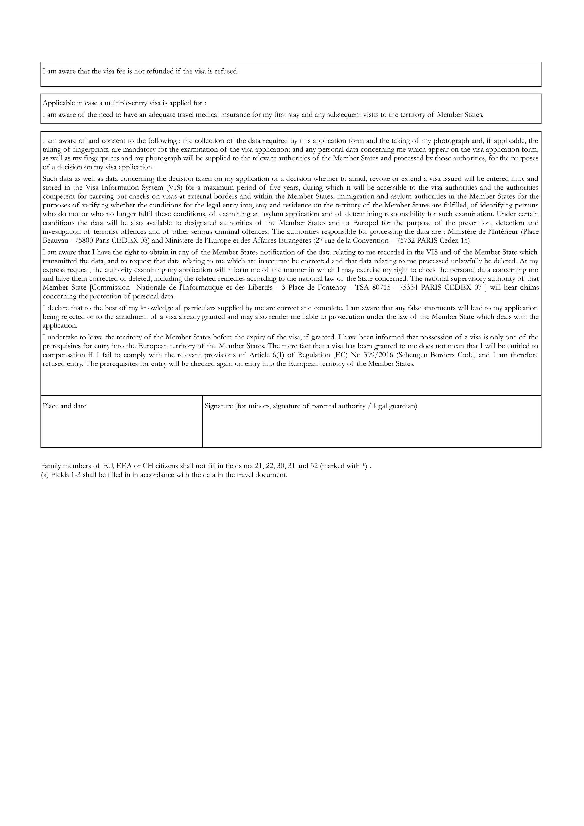 Portugal Schengen Visa application form UK | PDF