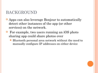 Bonjour protocol | PPT