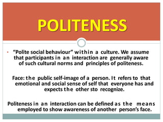 DISCOURSE AND PRAGMATICS | PPTX