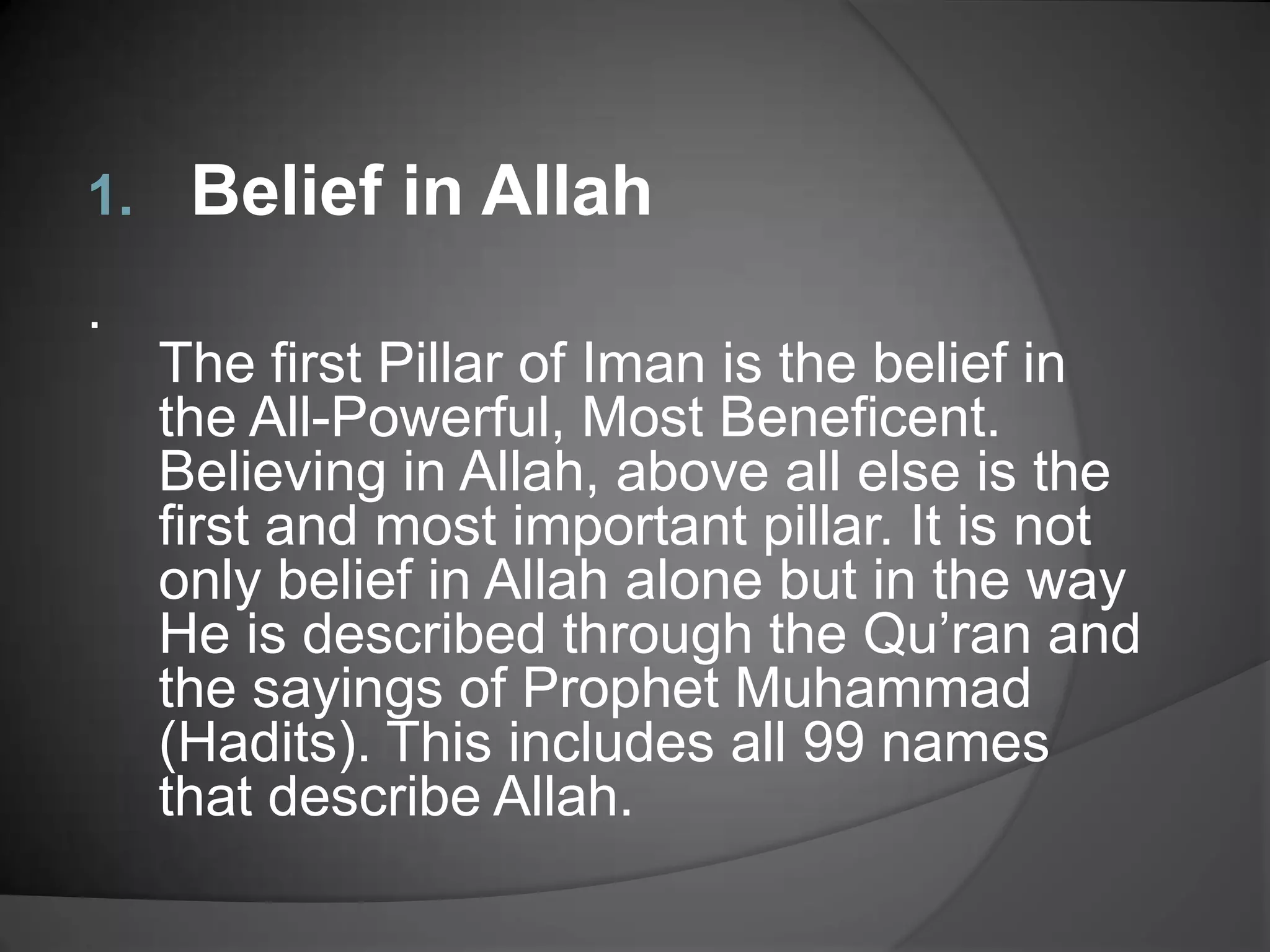 islamic faith ( aqidah islam ) | PPTX