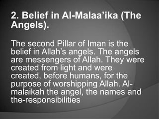 islamic faith ( aqidah islam ) | PPTX