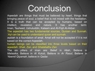 islamic faith ( aqidah islam ) | PPTX