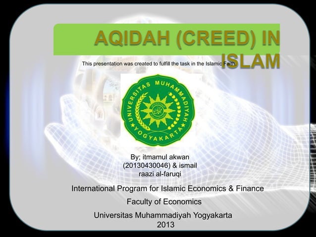 islamic faith ( aqidah islam ) | PPTX | Islam | Religion & Spirituality