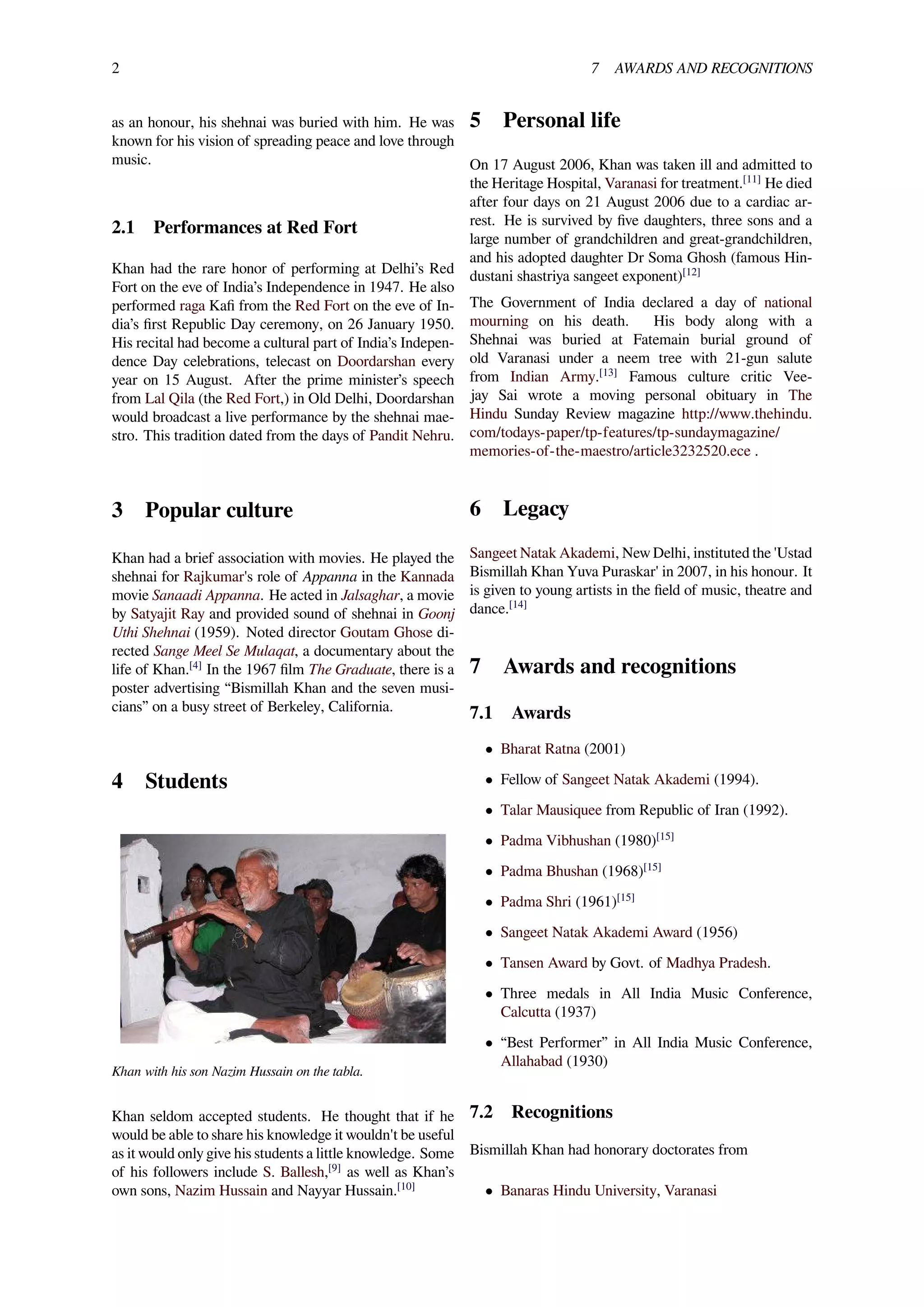 Bismillah khan Part 2 | PDF