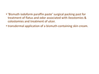 Bismuth toxicity | PPTX