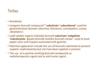 Bismuth toxicity | PPTX