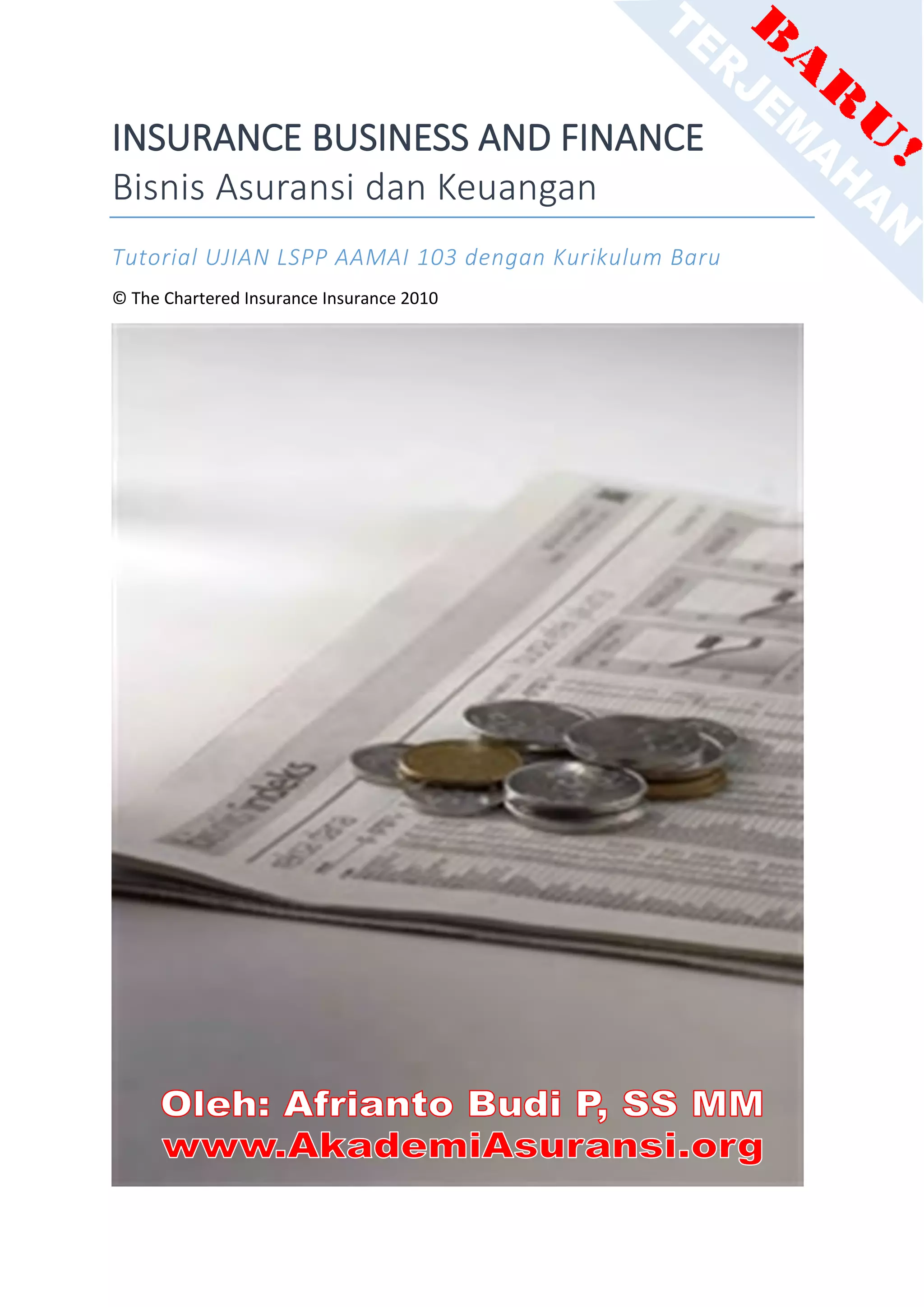 Bisnis dan keuangan asuransi modul kurikulum baru - sample1 | PDF