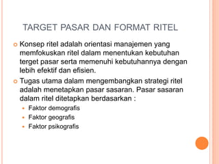 Strategi Pemasaran Ritel | PPTX