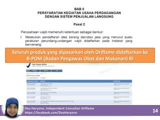Analisa Bisnis MLM Oriflame | PPTX