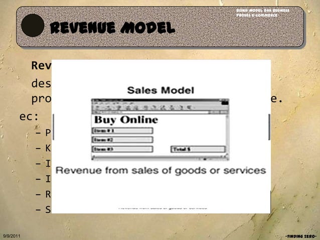 Bisnis model dan bisnis proses e commerce | PPSX