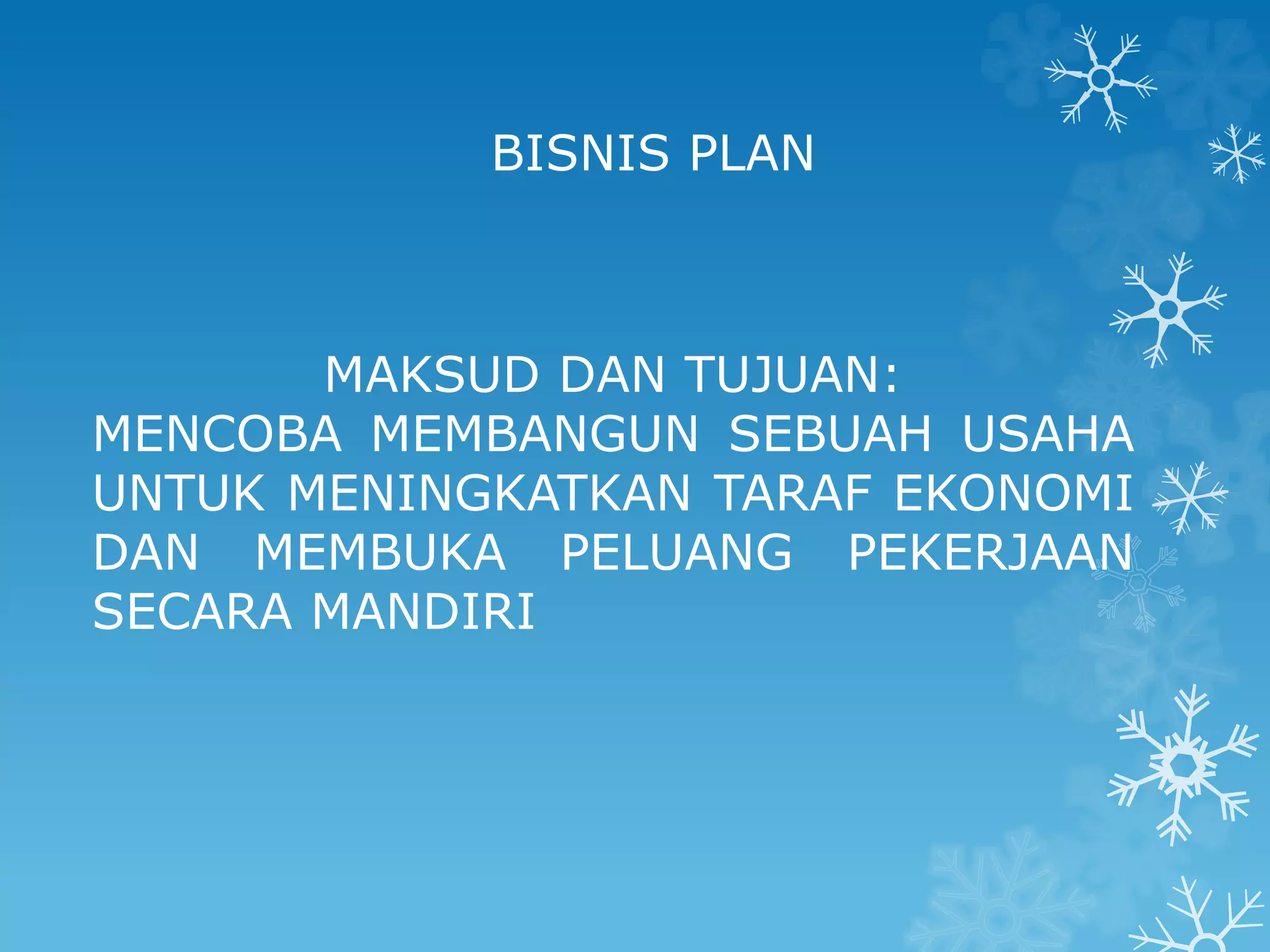 Bisnis plan ac | PPTX