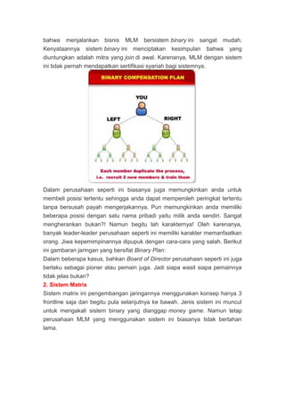 Bisnis plan mlm | DOC