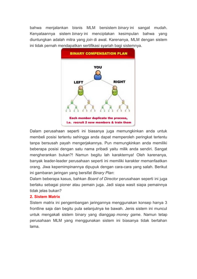 Bisnis plan mlm | PDF | Free Download