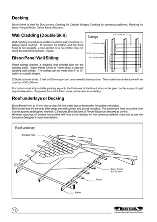 Cement Bonded Particle Board Manufacturer in India -Bison Panel Product ...