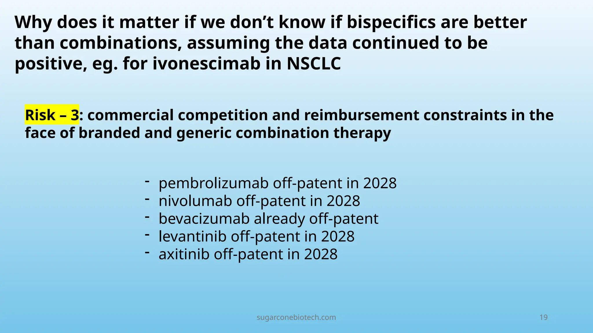 PD1 x VEGF bispecific landscape: examining Hope versus Hype | PPTX