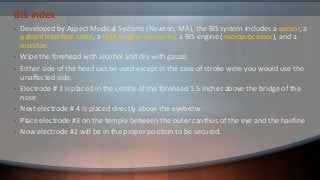 Bispectral index | PPTX