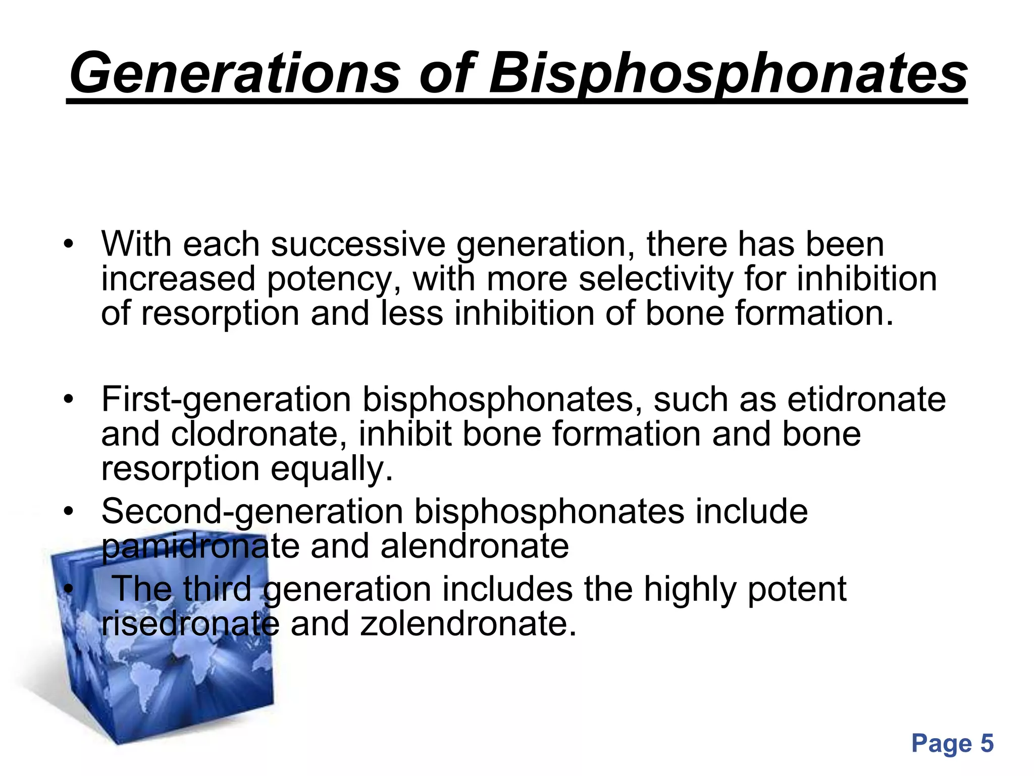 Bisphosphonates | PPTX