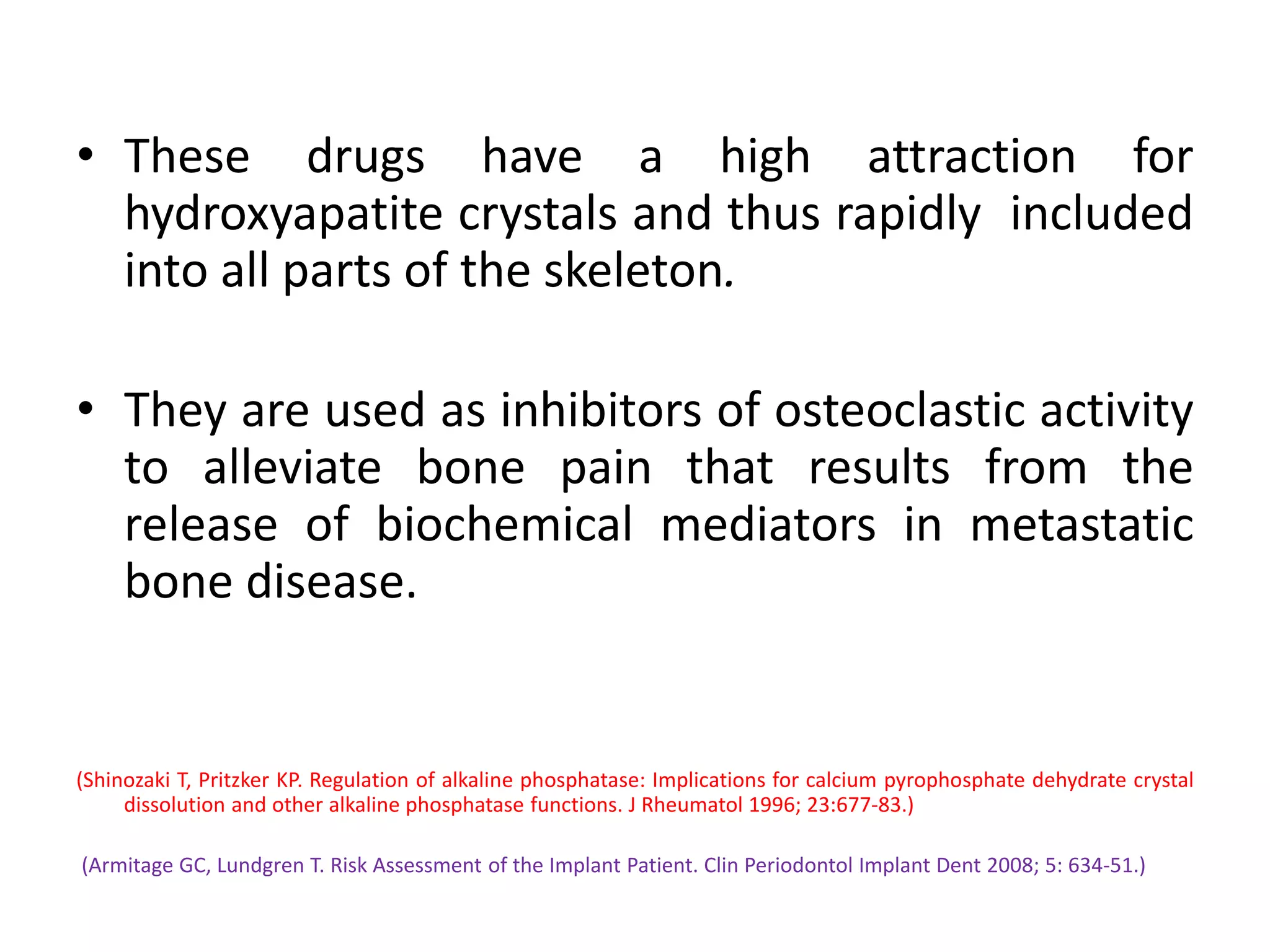Bisphosphonates | PPTX