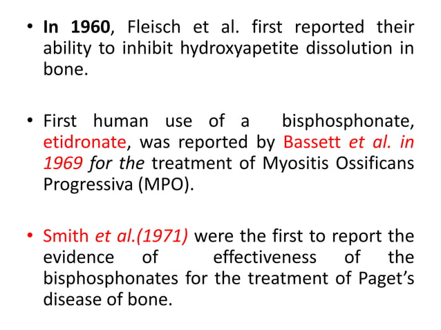 Bisphosphonates | PPTX | Bone and Joint Conditions | Diseases and ...