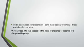 Bisphosphonates | PPTX
