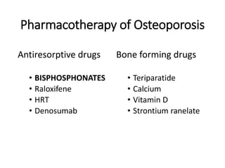 Bisphosphonates in Osteoporosis.pptx