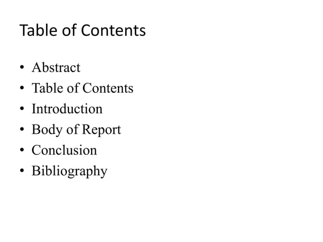 Bis report ppt | PPT