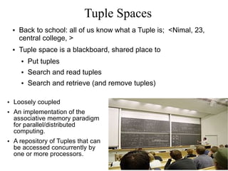 BISSA: Empowering Web gadget Communication with Tuple Spaces | PPT