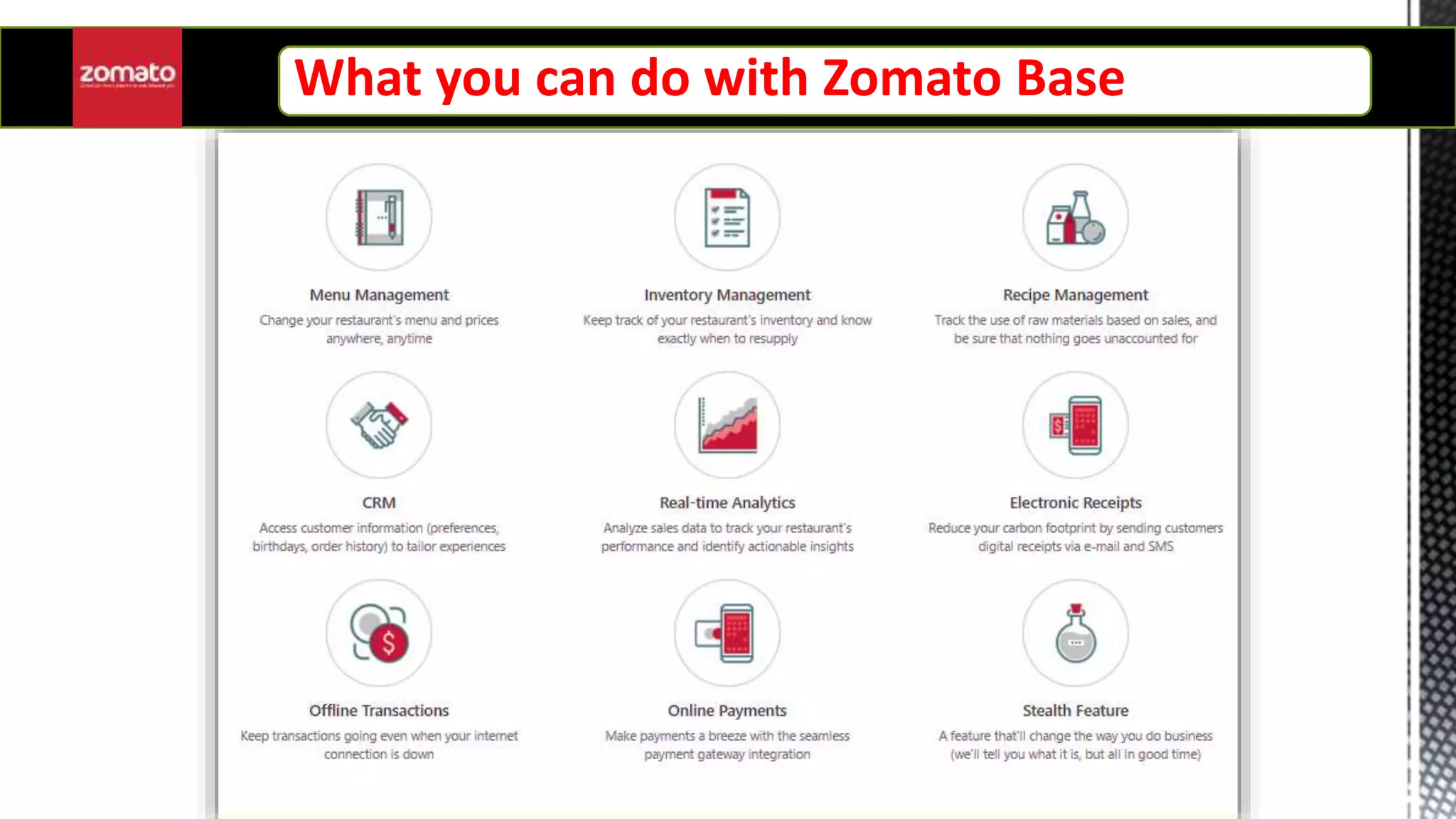 Business Information System on Zomato base | PPTX