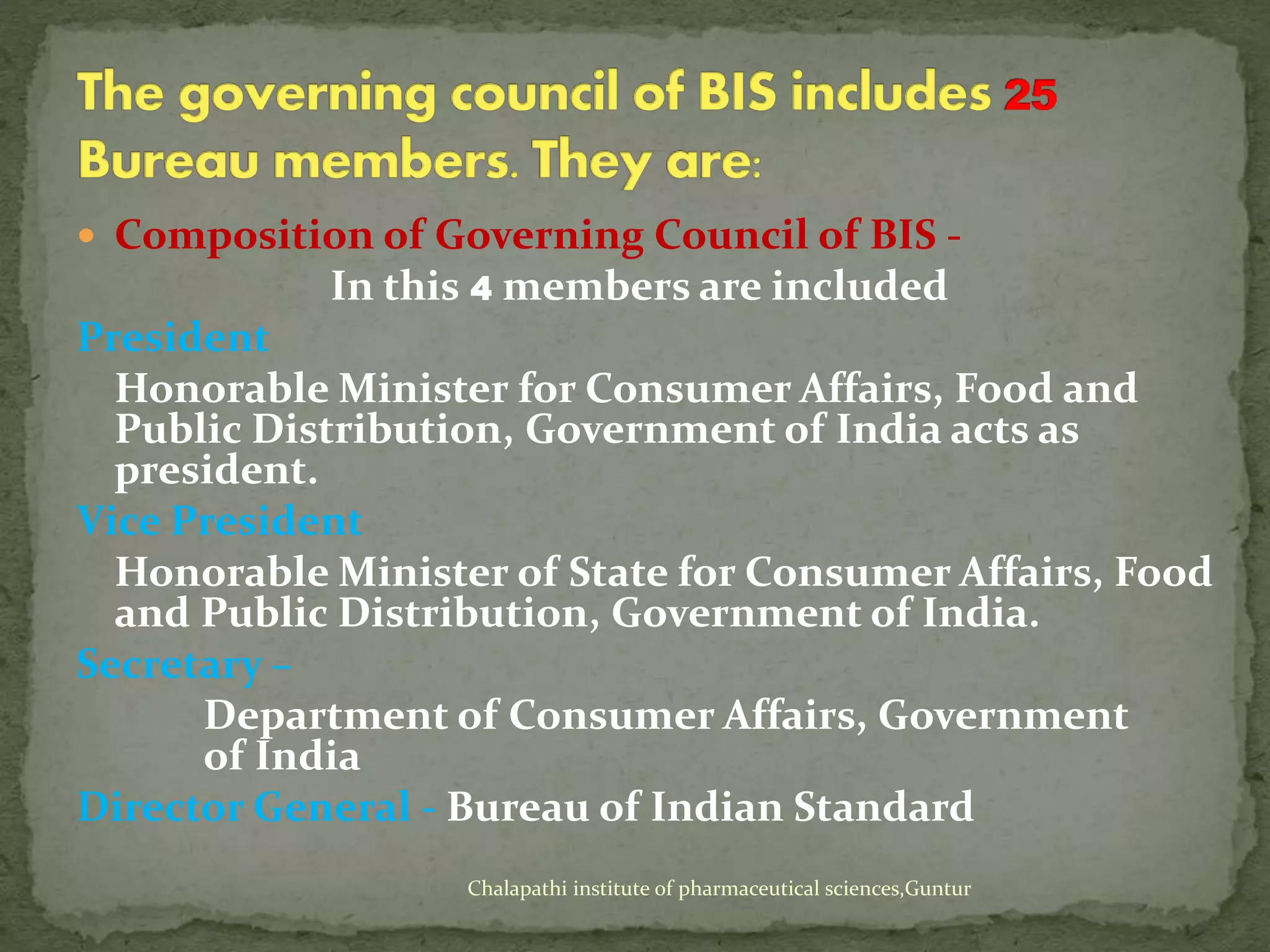 Bis standards | PPTX
