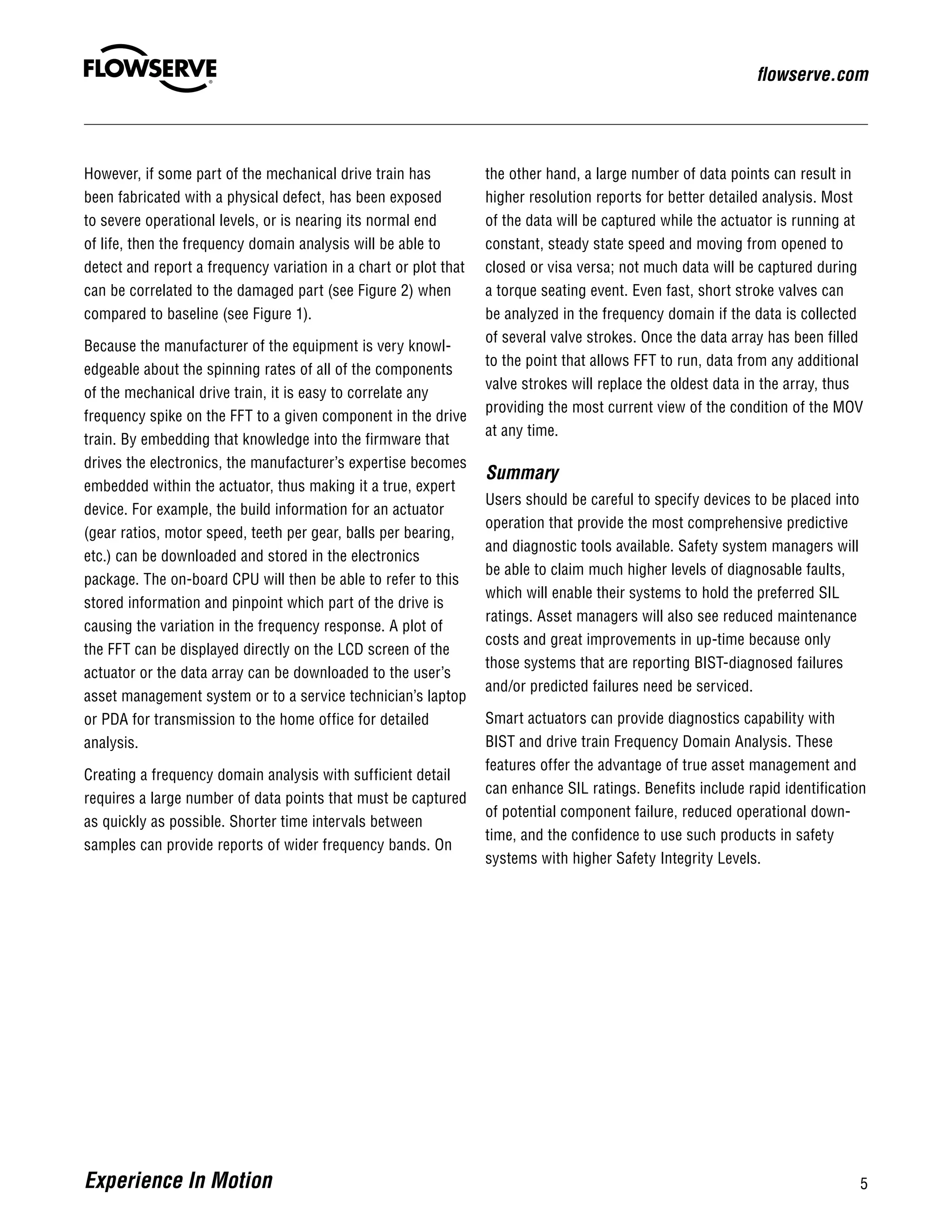 Bist Built In Self Test Features For Electronic Valve Actuators Pdf