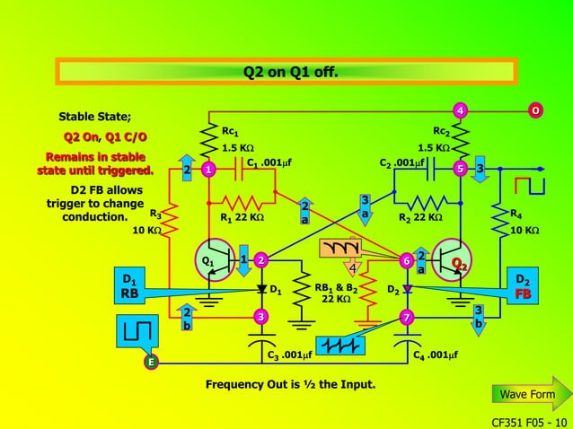 bistable multivibrator | PPTX | Consumer Electronics | Technology & Computing