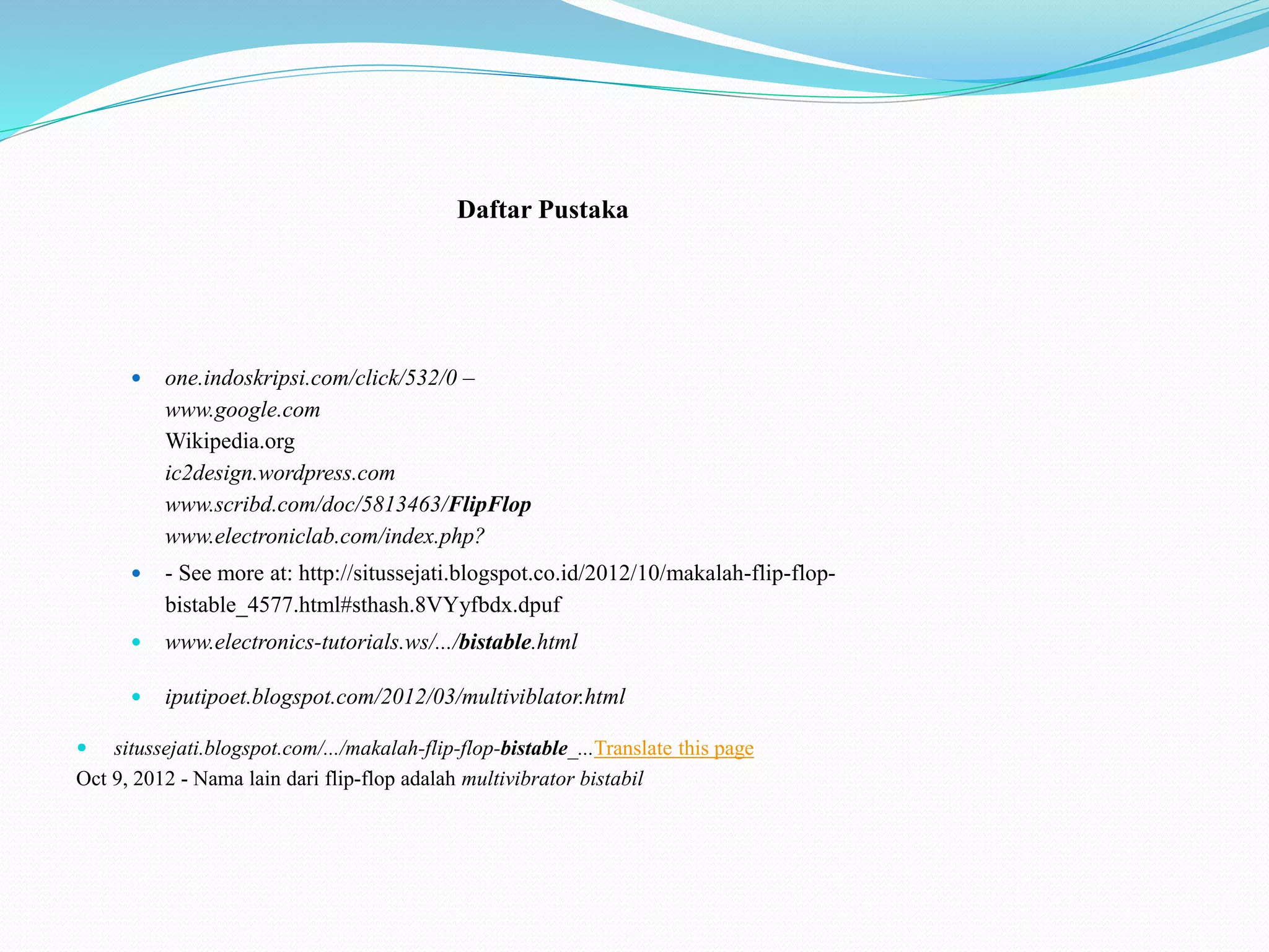 Bistable multivibrators | PPTX