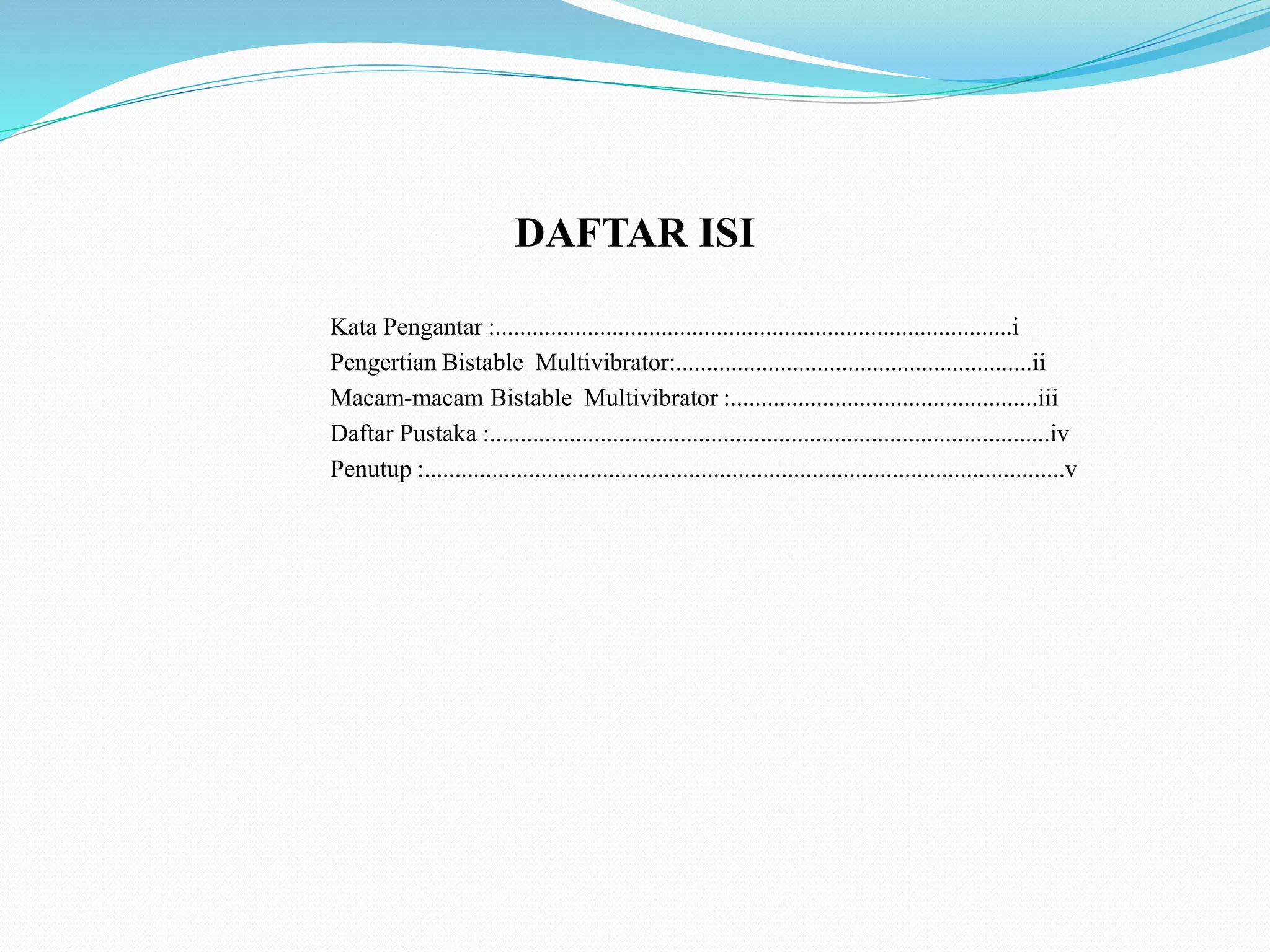 Bistable multivibrators | PPTX