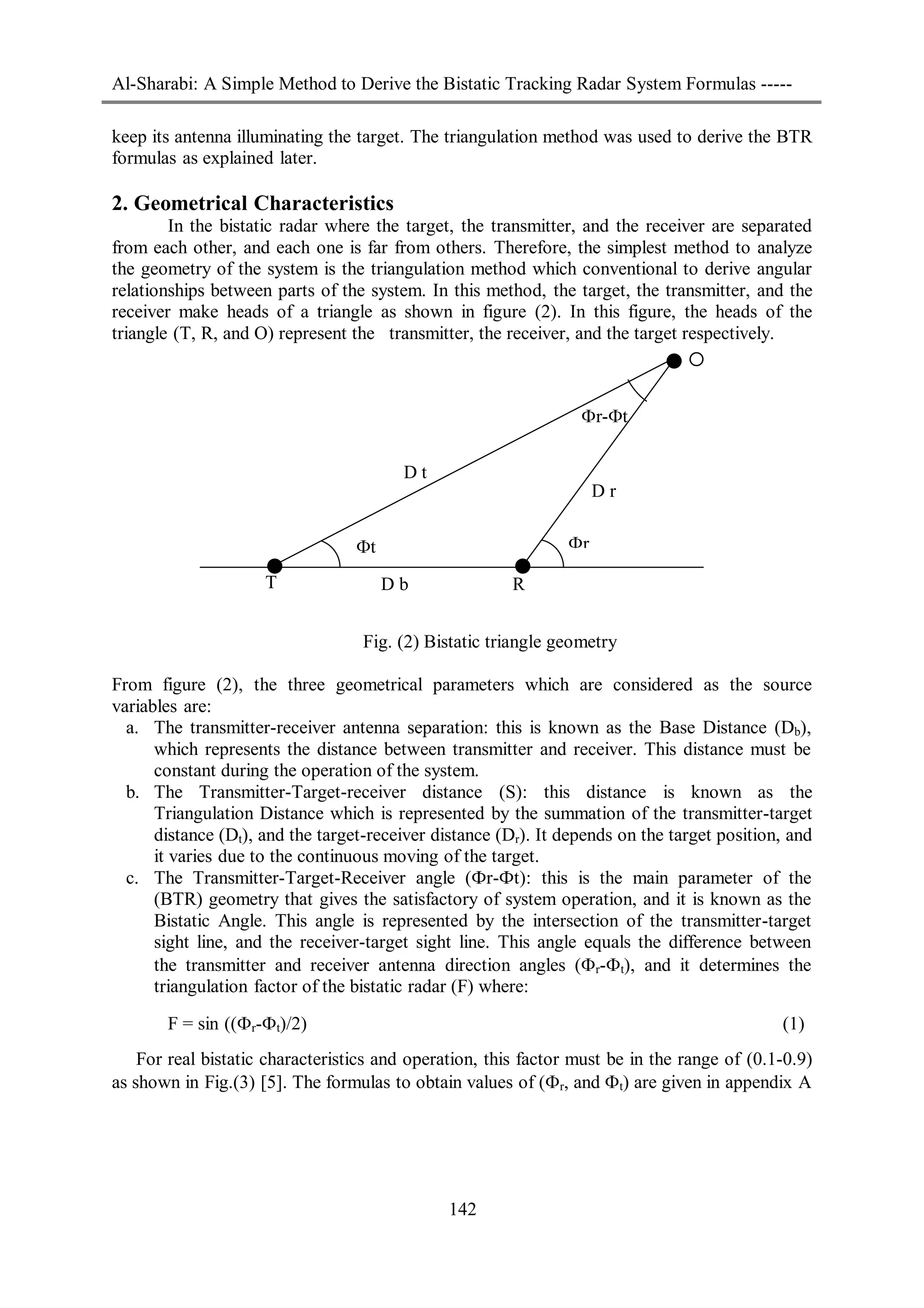 Bistatic radar equation | PDF