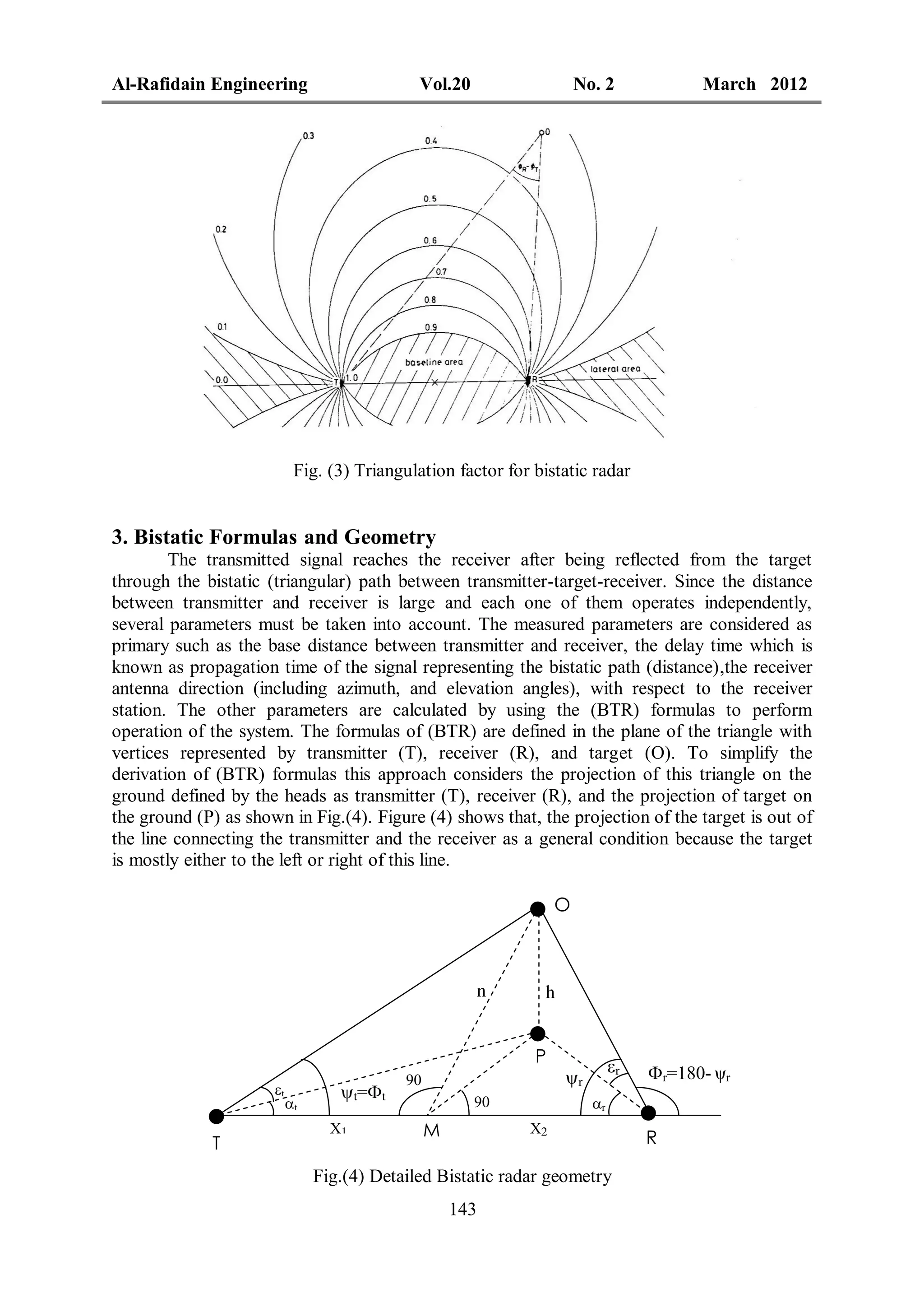 Bistatic radar equation | PDF