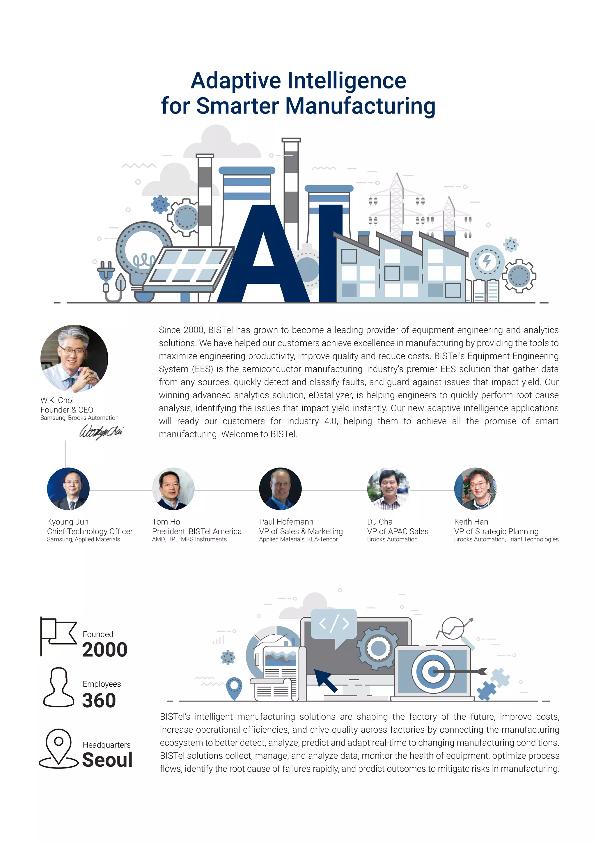 BISTel Corporate Overview | PDF | Internet of Things | Internet