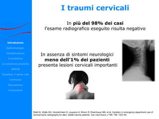 Rx rachide cervicale + dente: inutile o necessario? | PPT