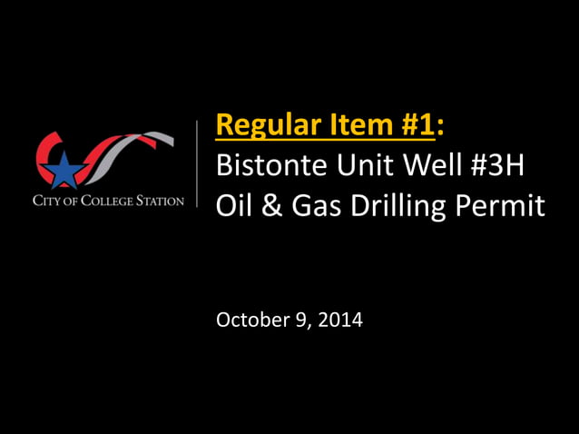 Bistonte Oil Well Permit | PPT