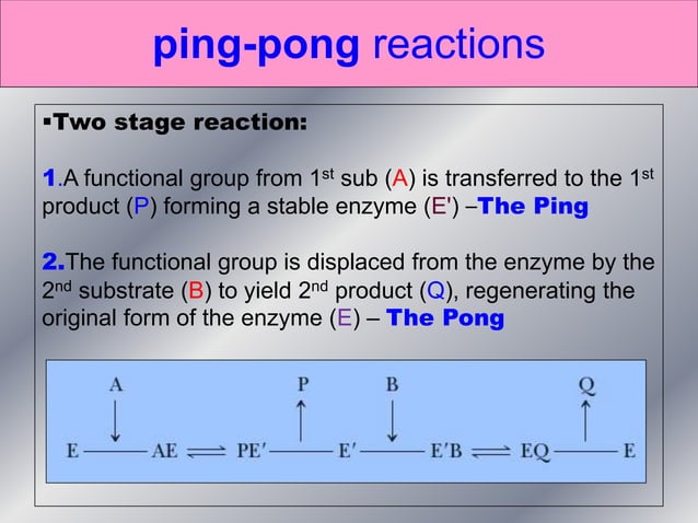 Bisubstrate reactions enzyme kinetics | PPTX | Chemistry | Science