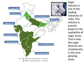Sugar industry of INDIA | PPTX