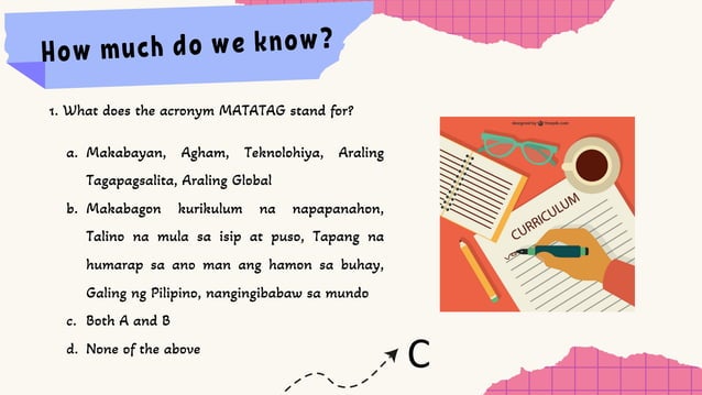 matatag curriculum . presentation for re | PDF | Education industry ...