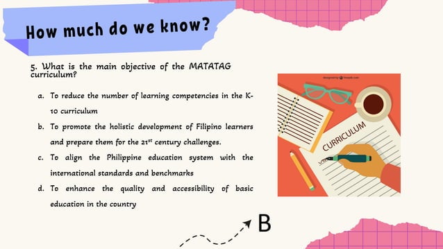 matatag curriculum . presentation for re | PDF | Education industry ...