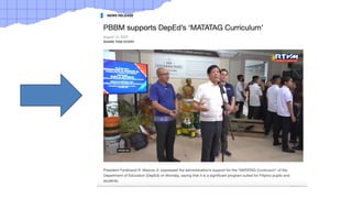matatag curriculum . presentation for re | PDF