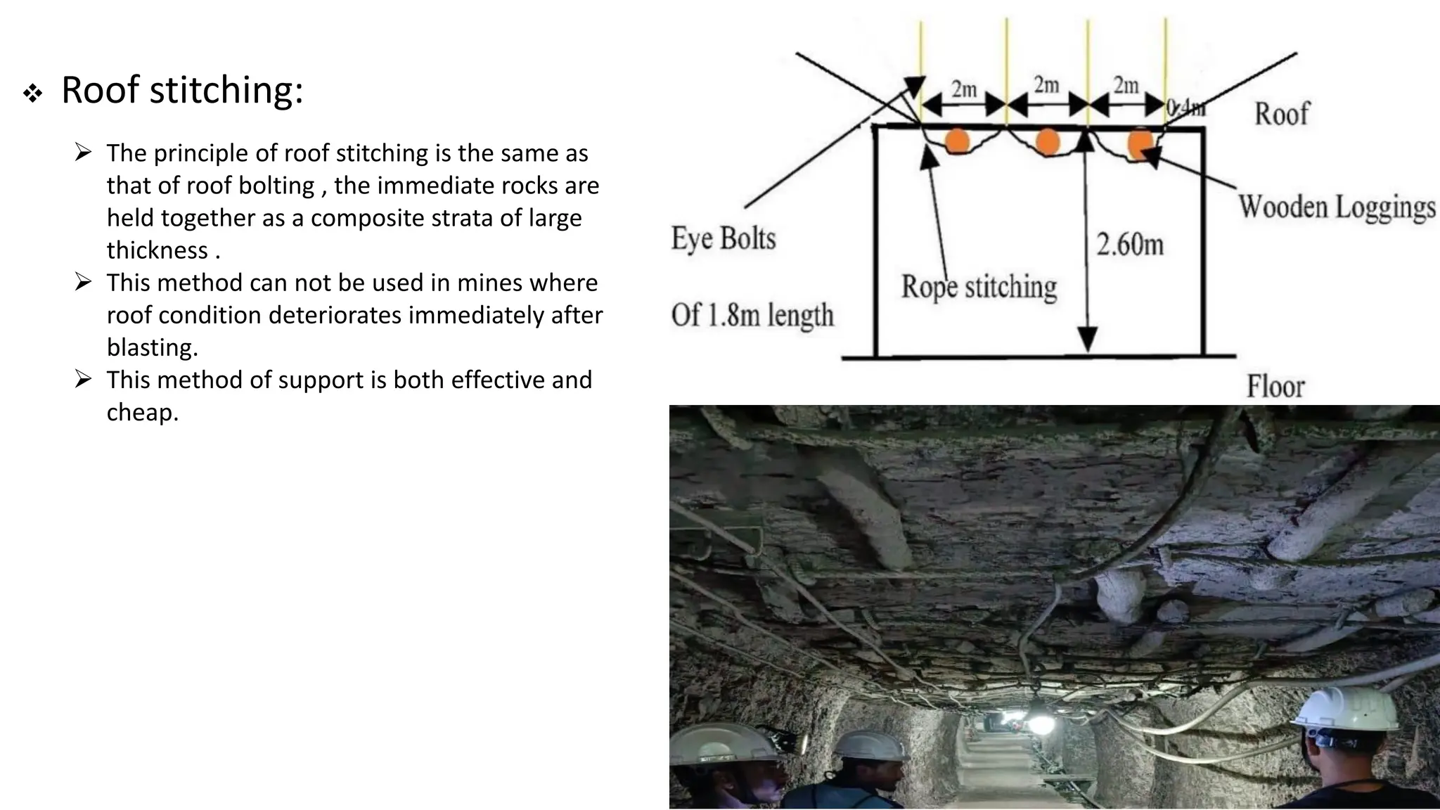 Roof support system used in board and pillar mining method | PDF